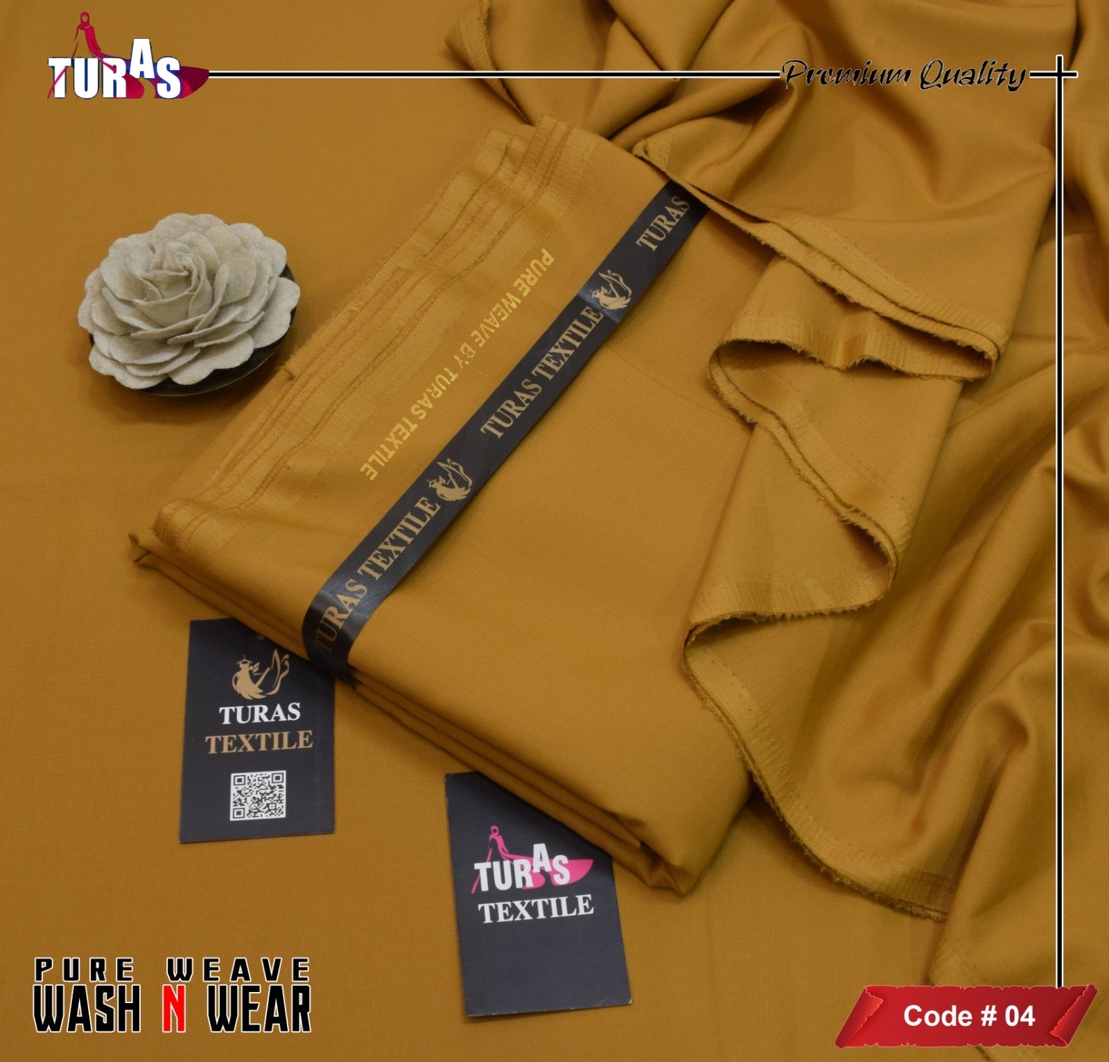Pure Wave Wash & Wear By Turas Textile